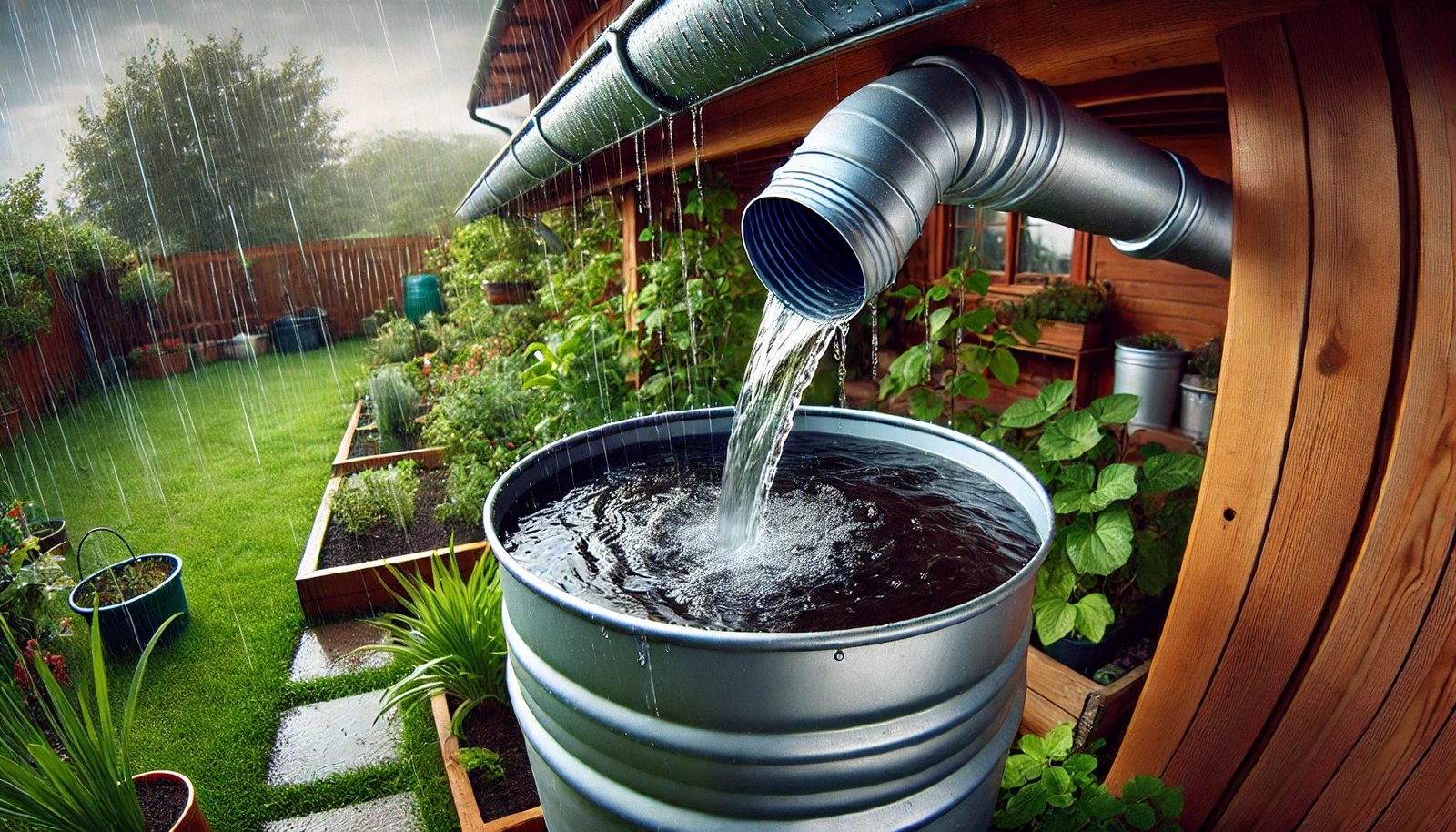 Building a Rainwater Collection System - The Prepper's Basement